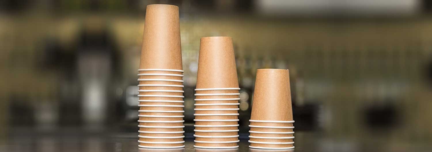 Recyclable Compostable Disposable Cups for Hot & Cold Drinks